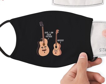 Ukulele Face Mask | Etsy