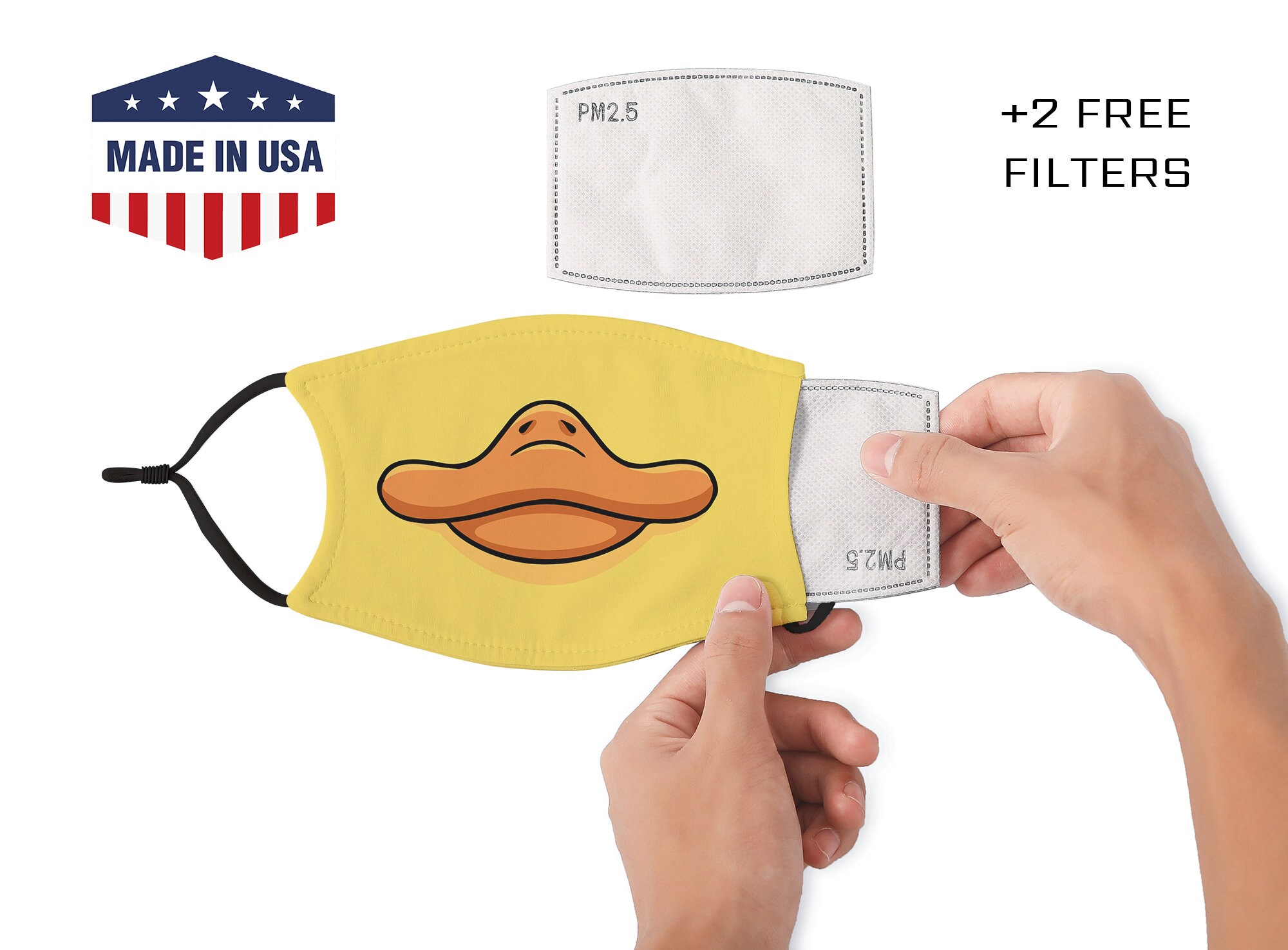 Rubber Duck Face Mask / Duck Bill Mask / Duck Nose Mask / Duck | Etsy