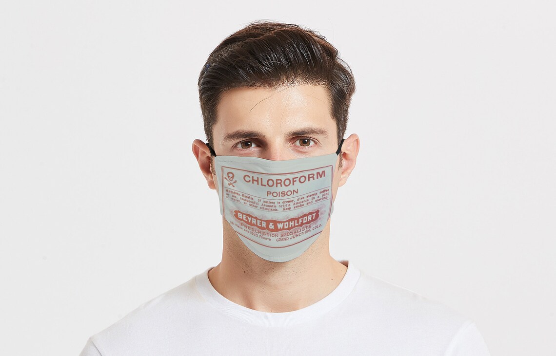 Poison Face Mask / Chloroform Mask / Poisonous Mask / Toxic | Etsy