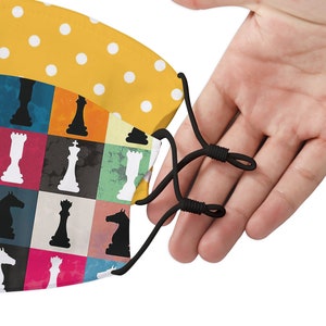 Chess Face Mask / Board Game Face Masks / Chess Mask / Nerdy | Etsy