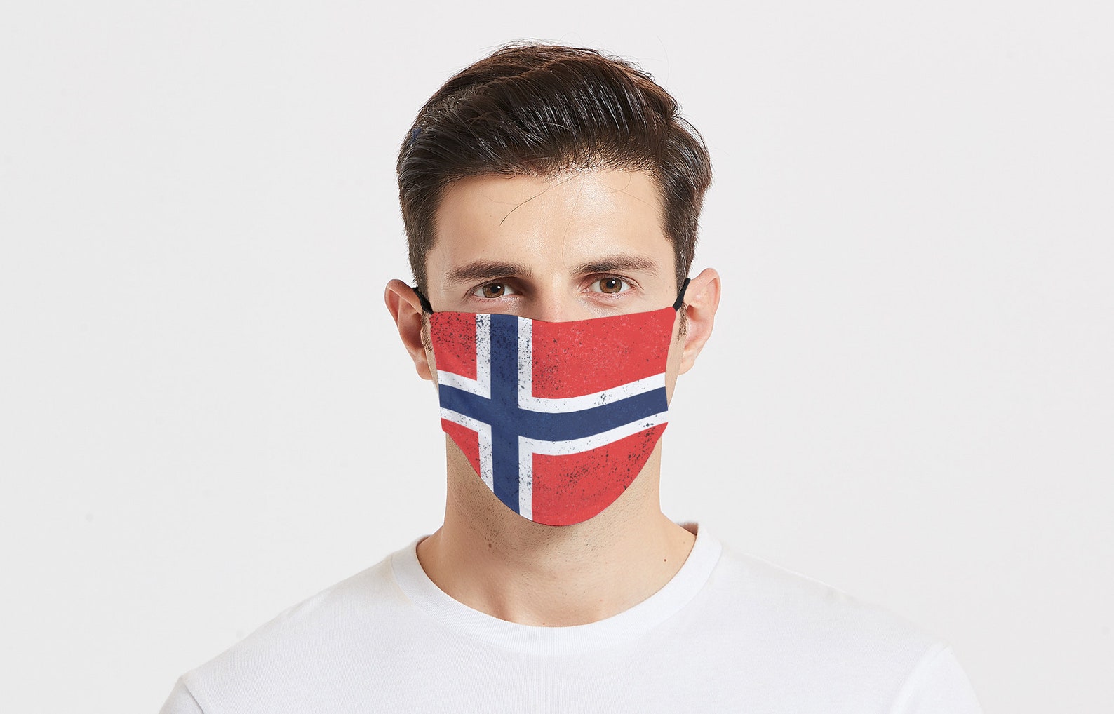 Norway Flag Face Mask / Nordic Face Mask / Scandinavian Face | Etsy