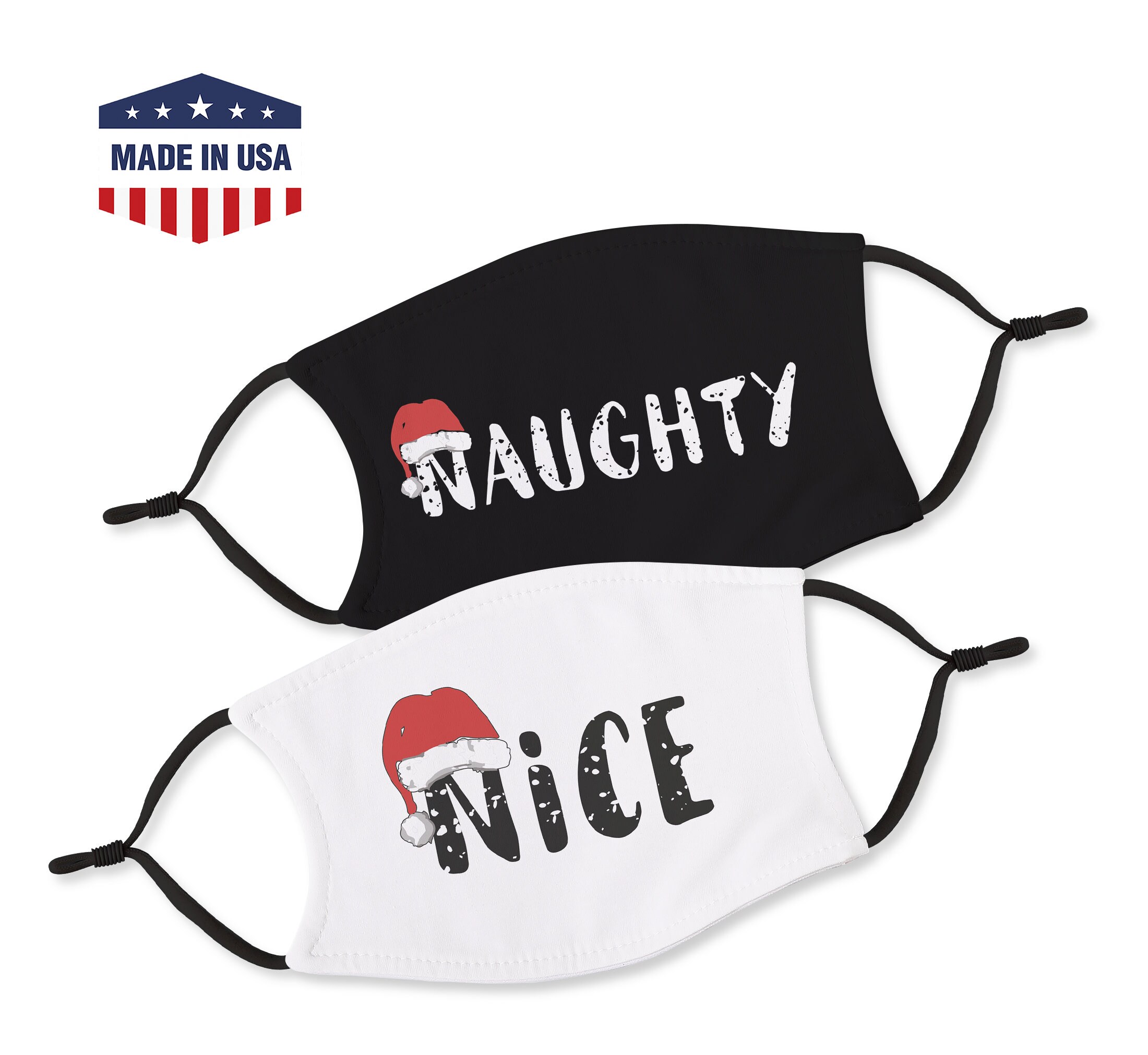 Naughty or Nice Face Mask / Naughty Mask / Be Nice Mask / - Etsy