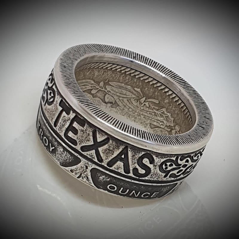 Texas Coin Ring - Etsy