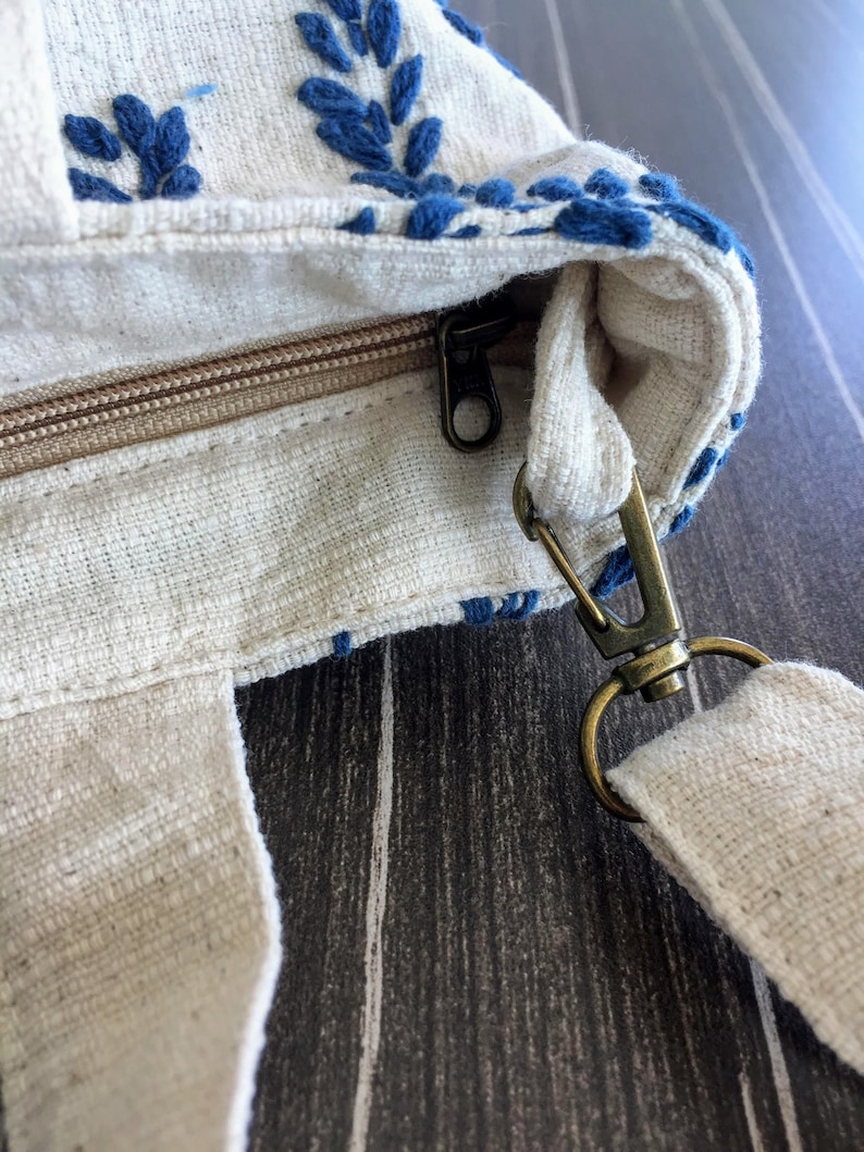 Hand Embroidered Small Tote Bag Small Cotton Bag Small - Etsy
