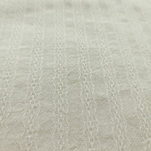 Undyed Cotton Fabric by Meter - White Fabric - Weavers Cloth - Textured ...