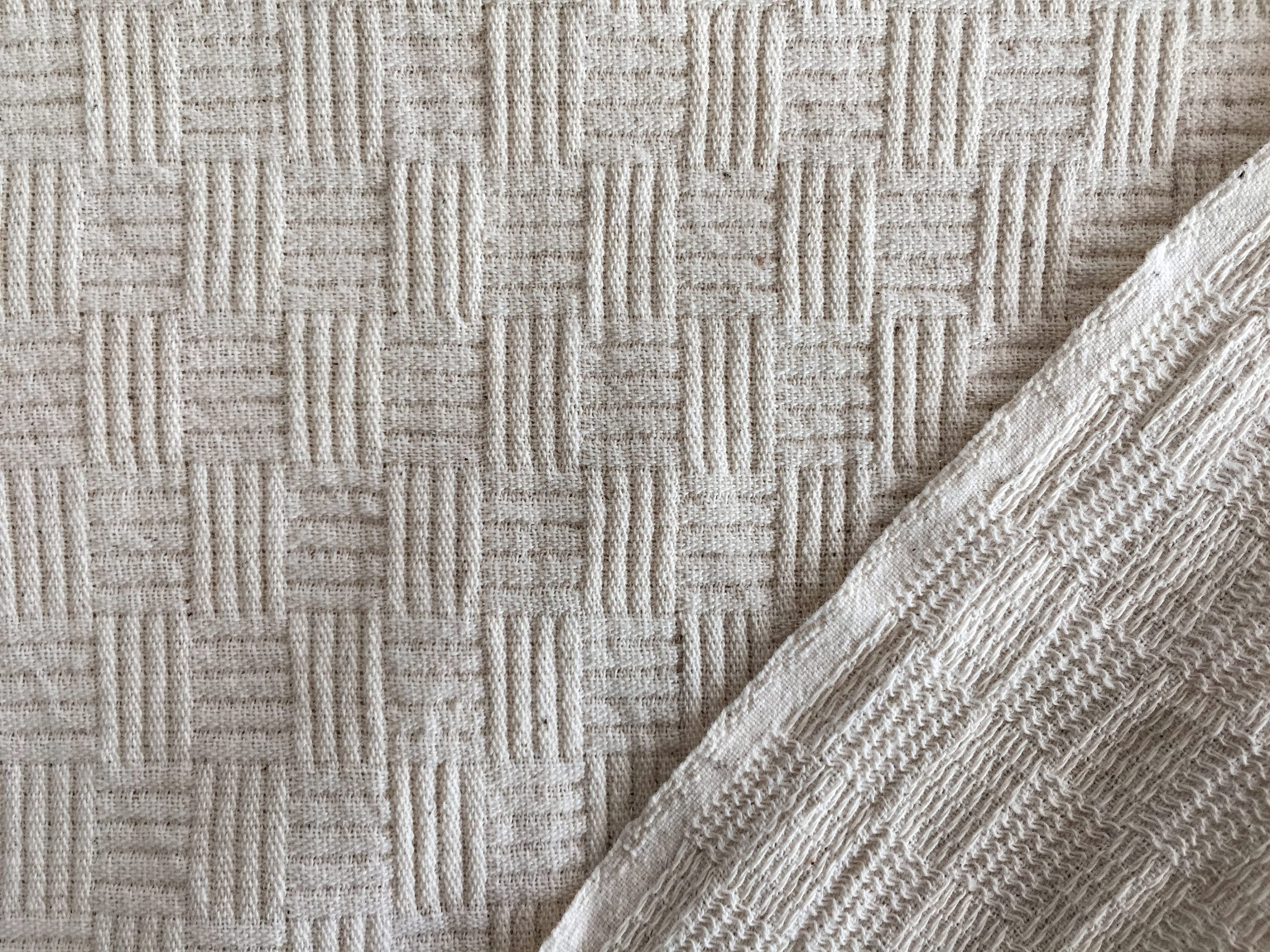 Undyed Cotton Fabric by the Yard Quilting Fabric White - Etsy