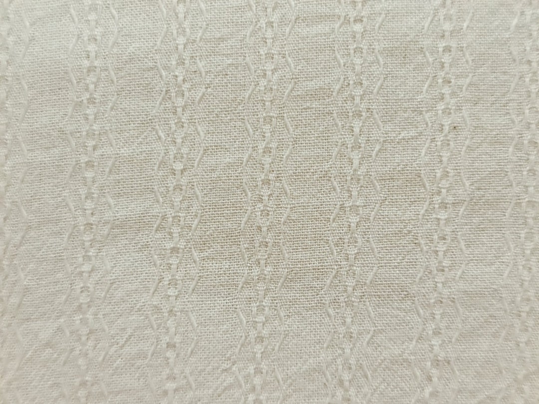 Undyed Cotton Fabric by Meter - White Fabric - Weavers Cloth - Textured ...
