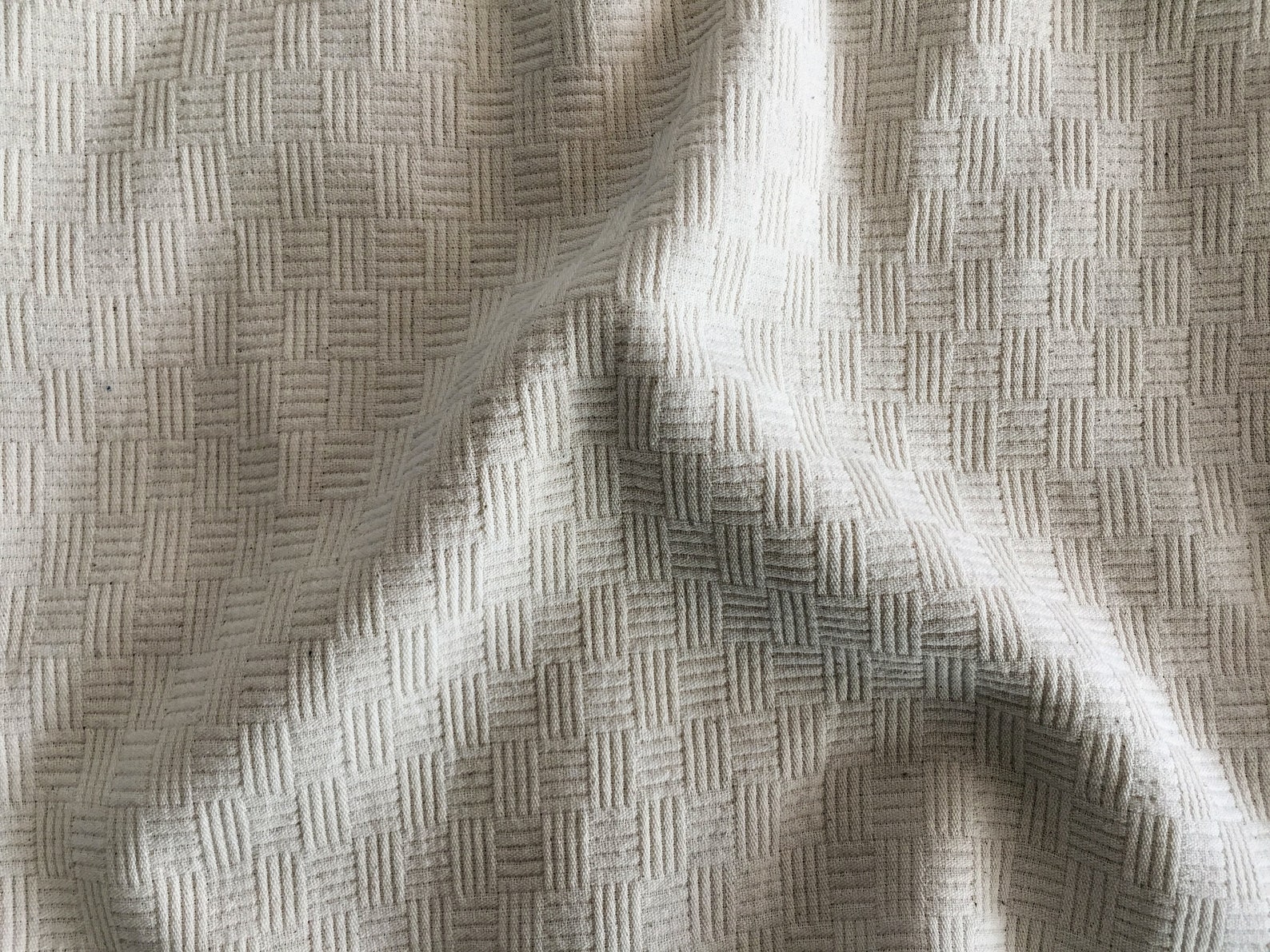 Undyed Cotton Fabric by the Yard Quilting Fabric White - Etsy