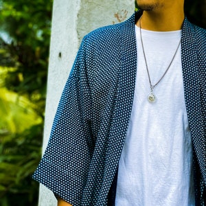 Cross Plus Sign Hand Dyed Indigo Yukata Yukata Men Yukata - Etsy
