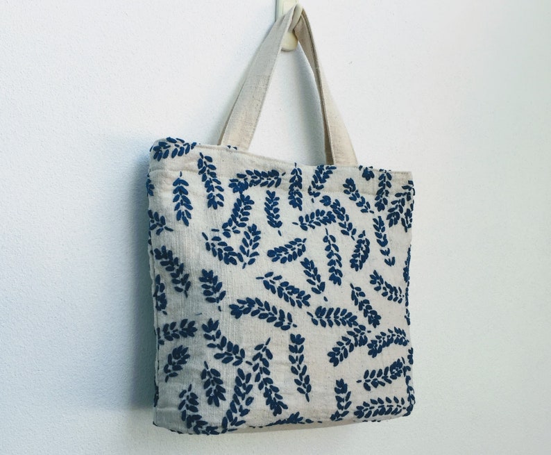 Hand Embroidered Small Tote Bag Small Cotton Bag Small - Etsy