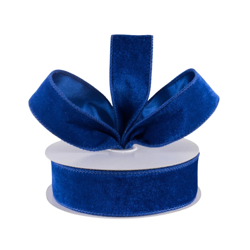 Blue Velvet Ribbon - Etsy
