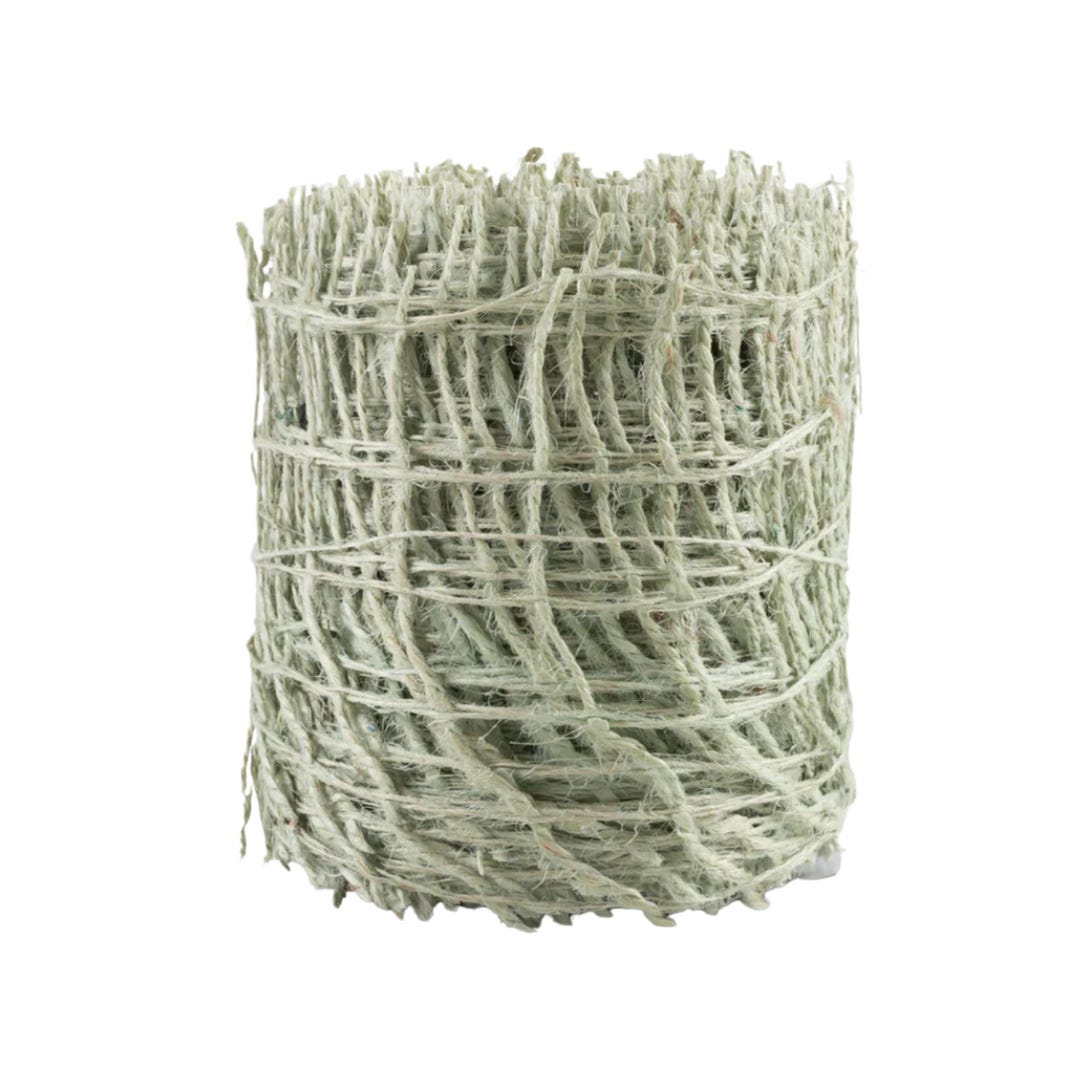 Mint Green Jute Check Weave 4" Mesh - Etsy