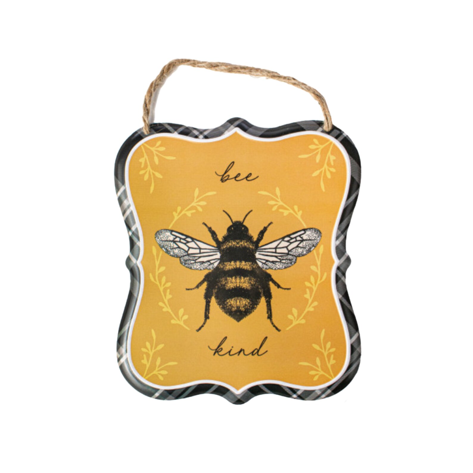 Bee Kind Embossed Metal Sign Wreath Decoration - Etsy