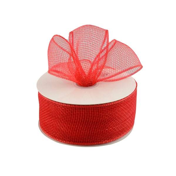 Red Mesh Wreath - Etsy