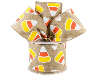 Candy Corn Ribbon | Etsy