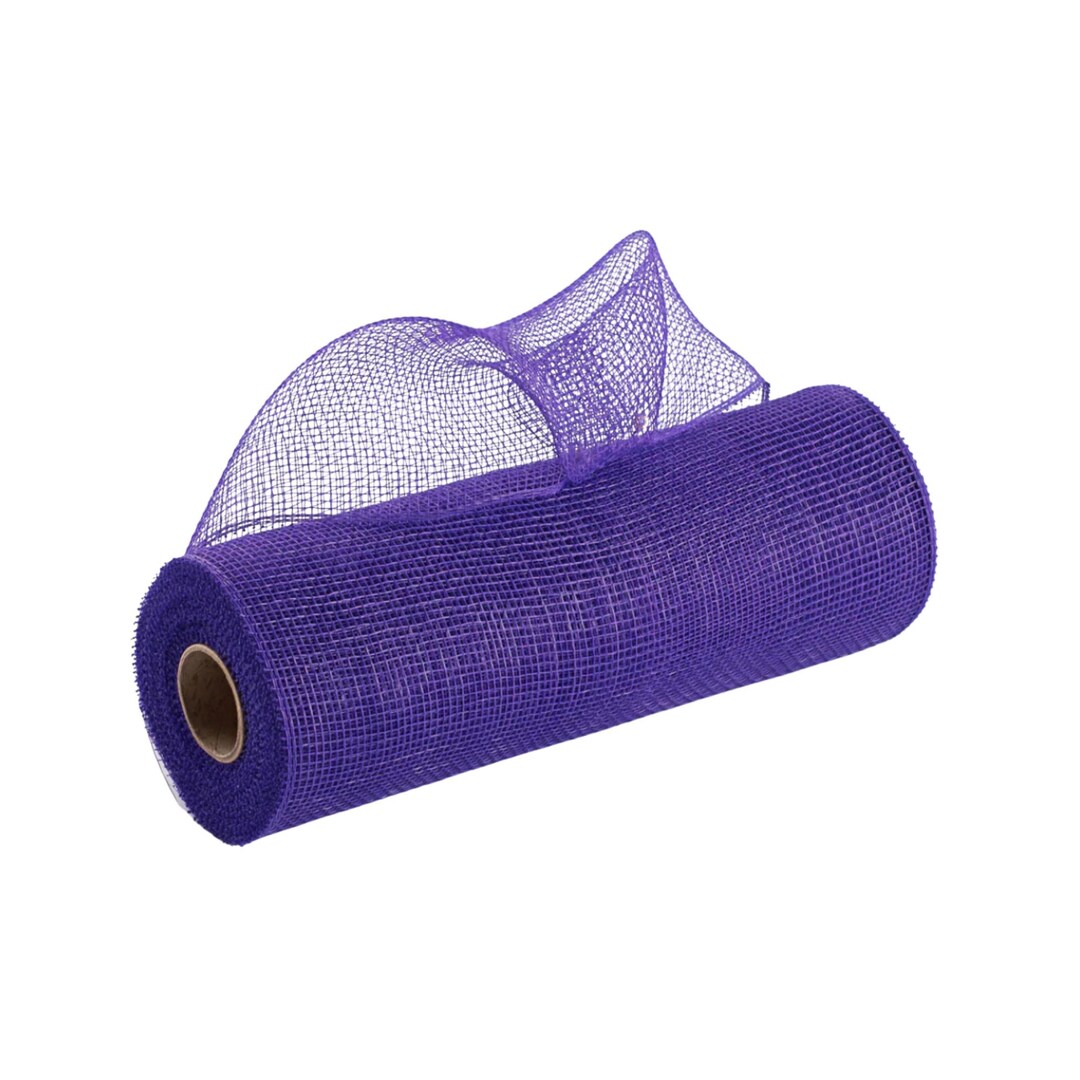 Purple 10" Poly Deco Mesh - Etsy