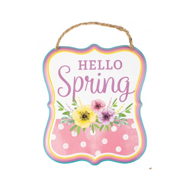 Spring Wreath Signs - Etsy