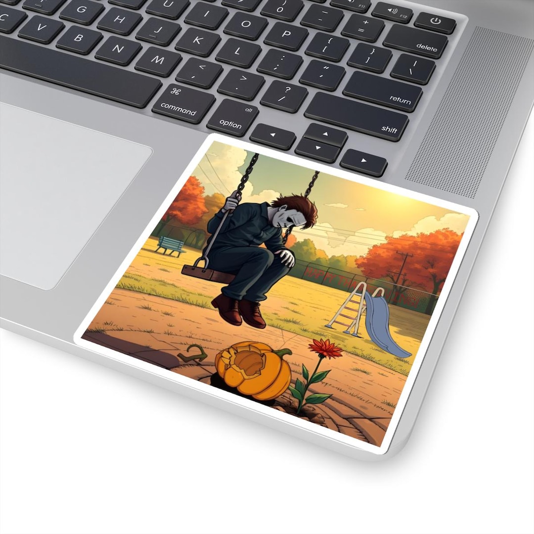 Michael Myers Halloween is Over Kiss-cut Stickers, Spooky Funny ...
