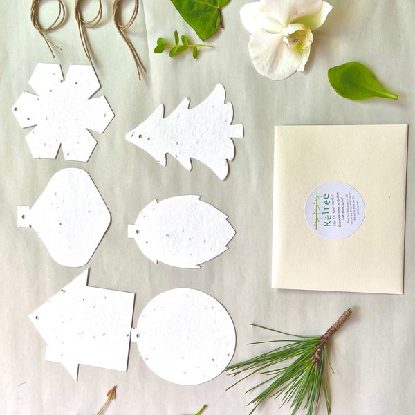 Seed Paper Tags - Etsy