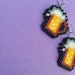 Beer Earrings, Perler Beads, Fusebead Jewelry, Perler Bead Jewelry - Etsy