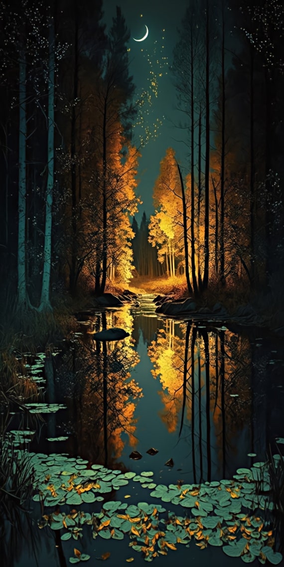 Swamp At Night