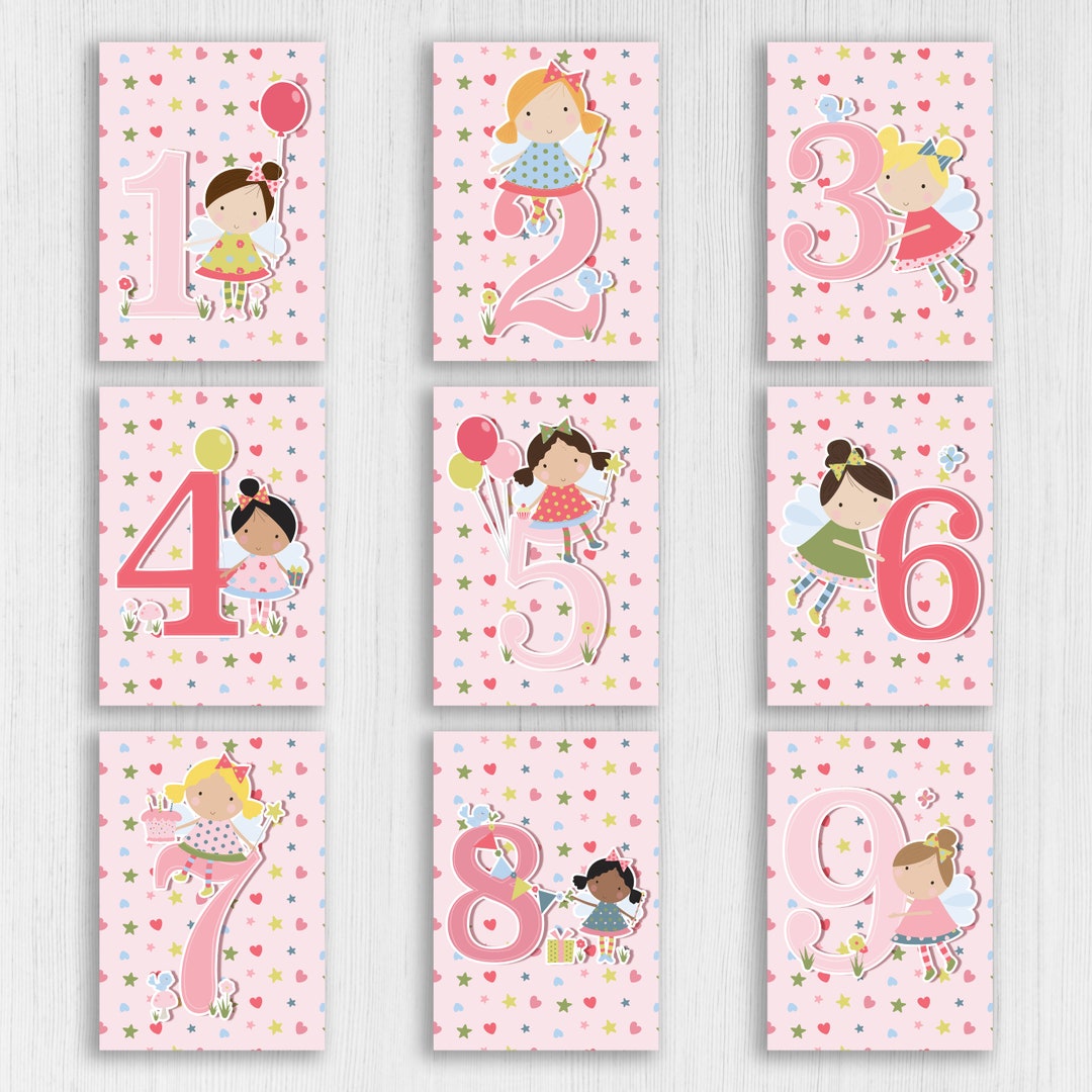 Fairy Age 1st 2nd 3rd 4th 5th 6th 7th 8th 9th Birthday - Etsy Australia
