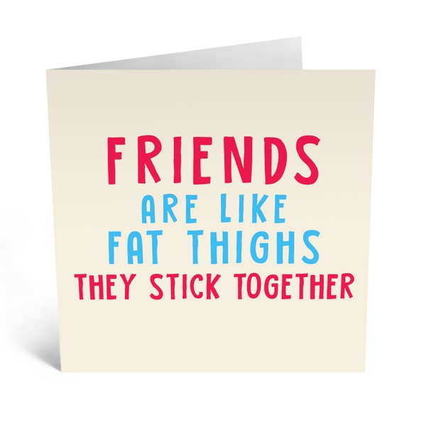 Fat Friends Card - Etsy Singapore