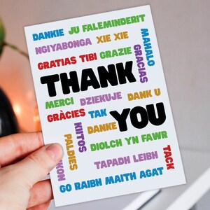 Thank You in Different Languages, Merci, Danke, Gracias, Grazie, Tak ...