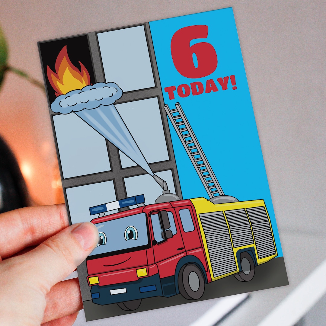 Fire Engine, Fire Truck, Fire Fighters, Firemen Children's, Child's ...