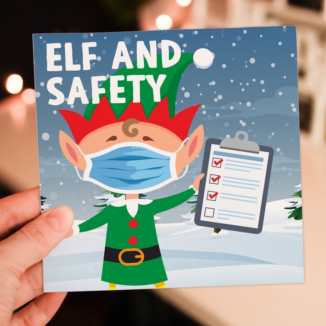 Elf and Safety Funny Health and Safety Christmas, Holidays, Xmas ...