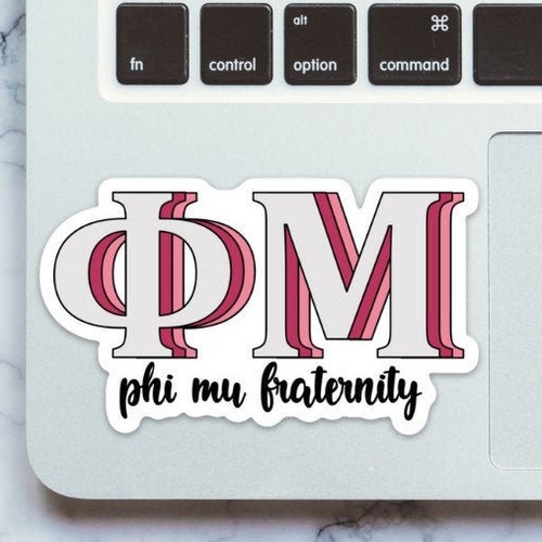 Phi Mu Sorority Pastel Rainbow Sticker / Decal 4 Wide - Etsy
