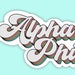 Alpha Delta Pi Sorority Sticker Pack Perfect for Bid Day, Big Little ...