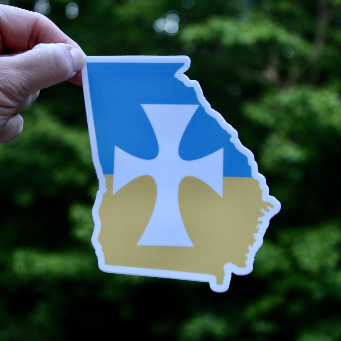 Sigma Chi Fraternity Georgia State-Shaped Sticker | Etsy
