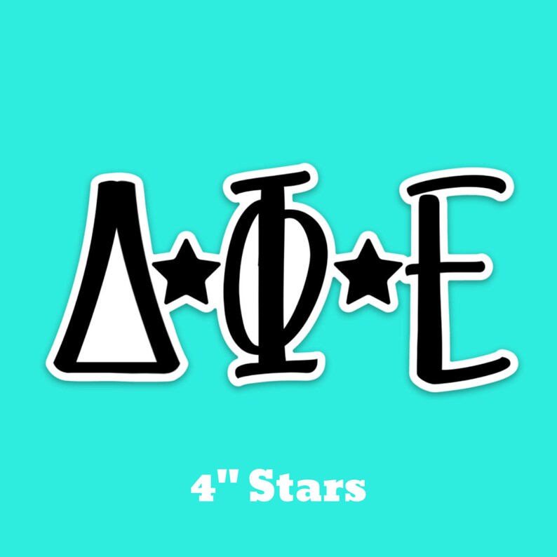 Delta Phi Epsilon Sorority Stickers Bulk Order PERFECT for - Etsy