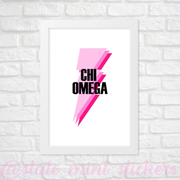 Chi Omega Decor - Etsy