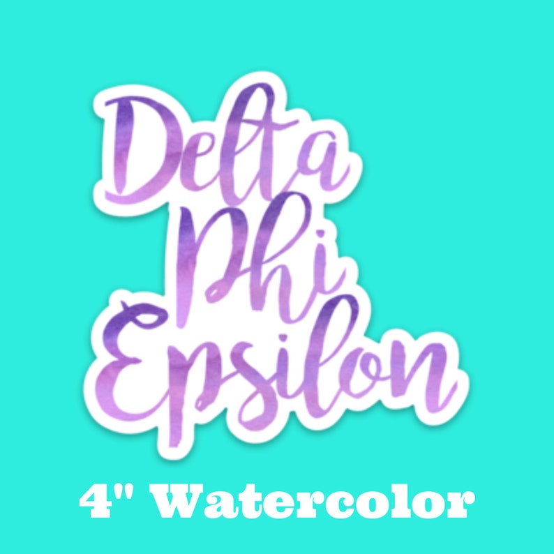 Delta Phi Epsilon Sorority Stickers Bulk Order PERFECT for - Etsy
