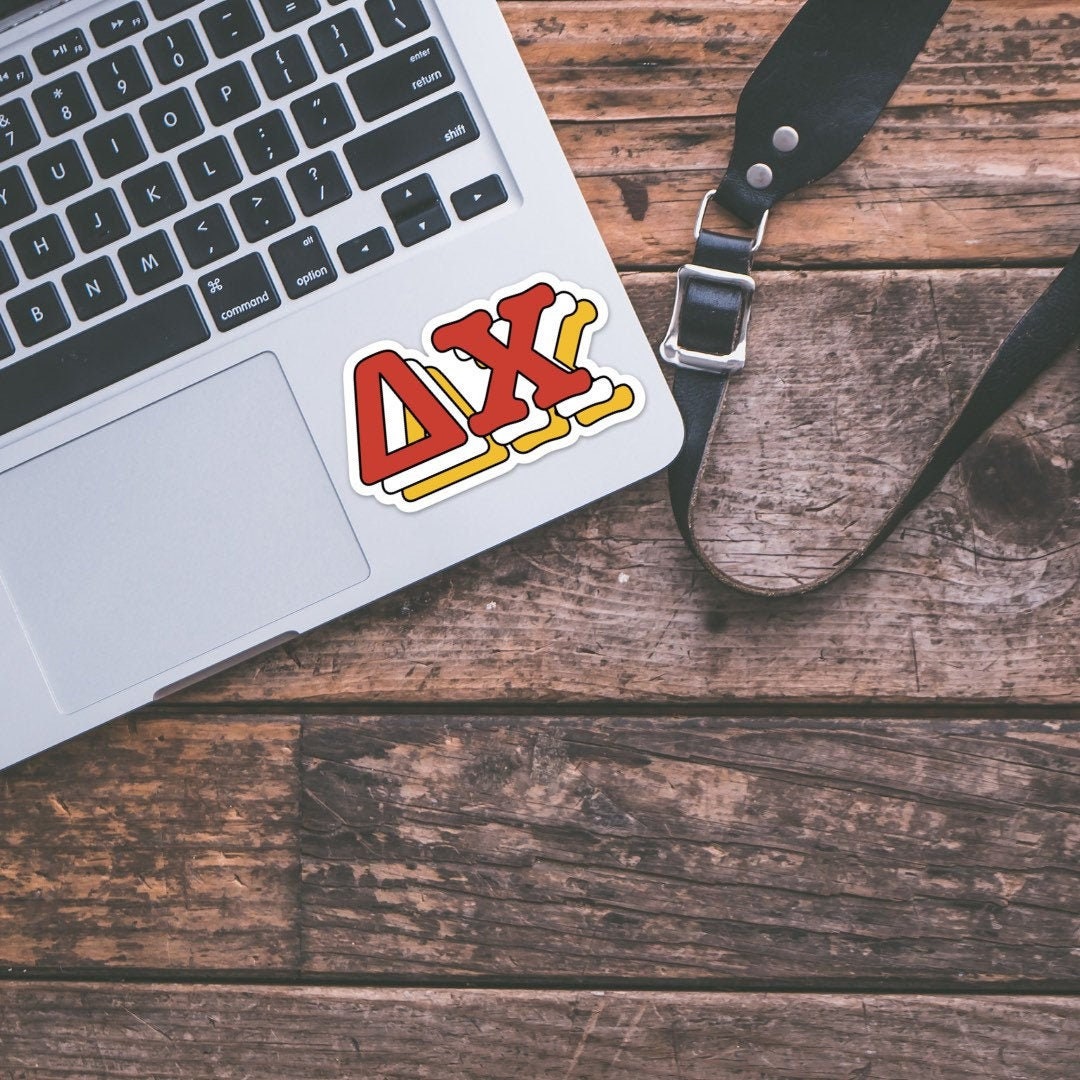 Delta Chi Fraternity Greek Letters Sticker - Etsy