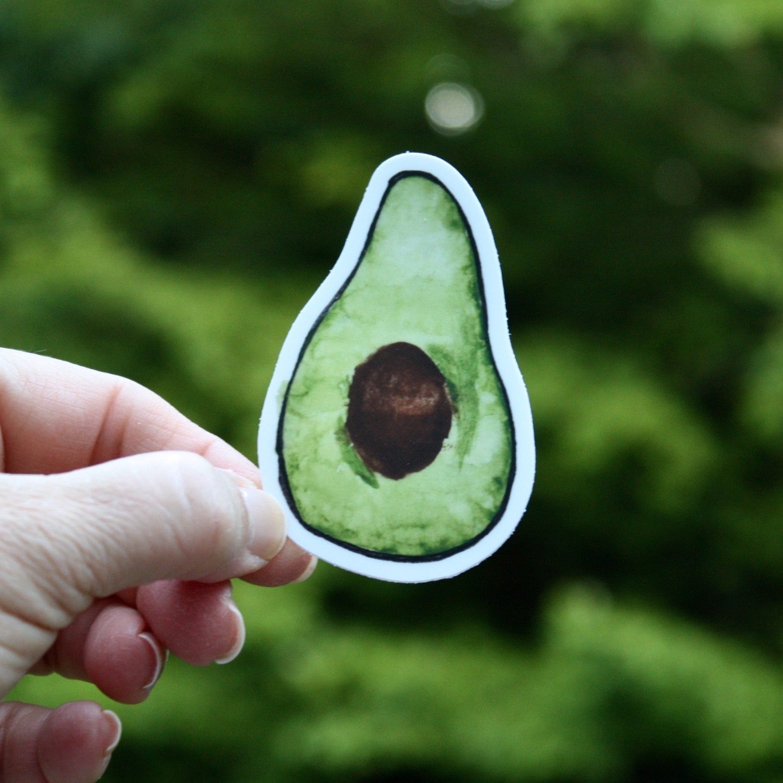 Avocado Sticker It's an Avocado Thanks Fresh Avocado - Etsy