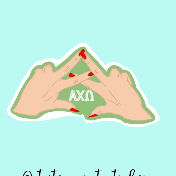 Alpha Chi Omega Signs Etsy