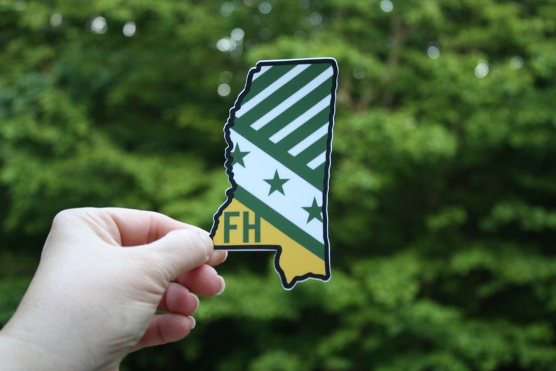 Farmhouse Fraternity Sticker 5 Mississippi State-shaped - Etsy