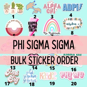 Phi Sigma Sigma - Etsy