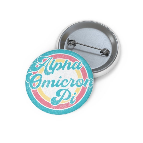 Alpha Omicron Pi AOII Alpha O Sorority Pin Buttons - Etsy