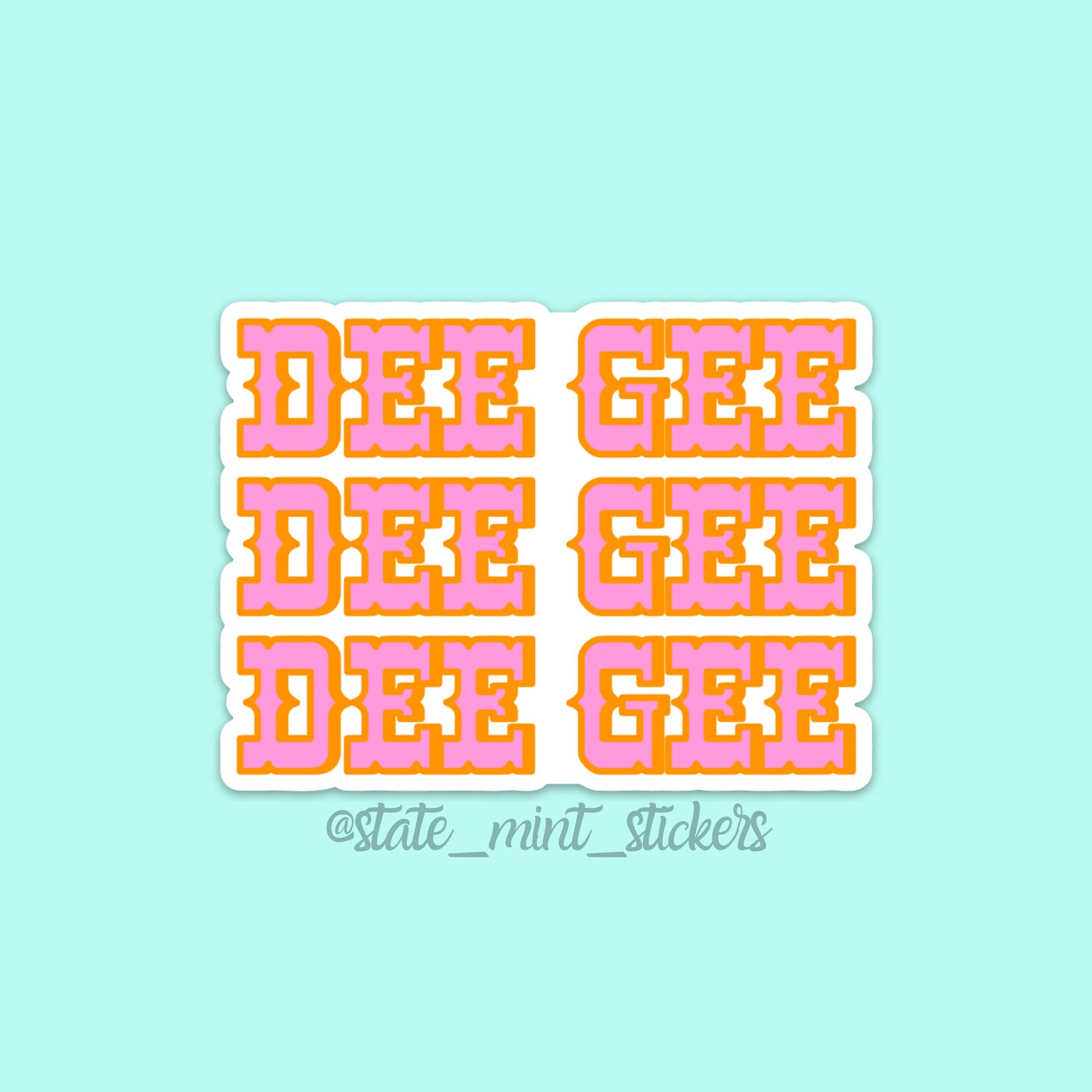 Delta Gamma Dee Gee Sorority Cowgirl Themed Sticker - Etsy