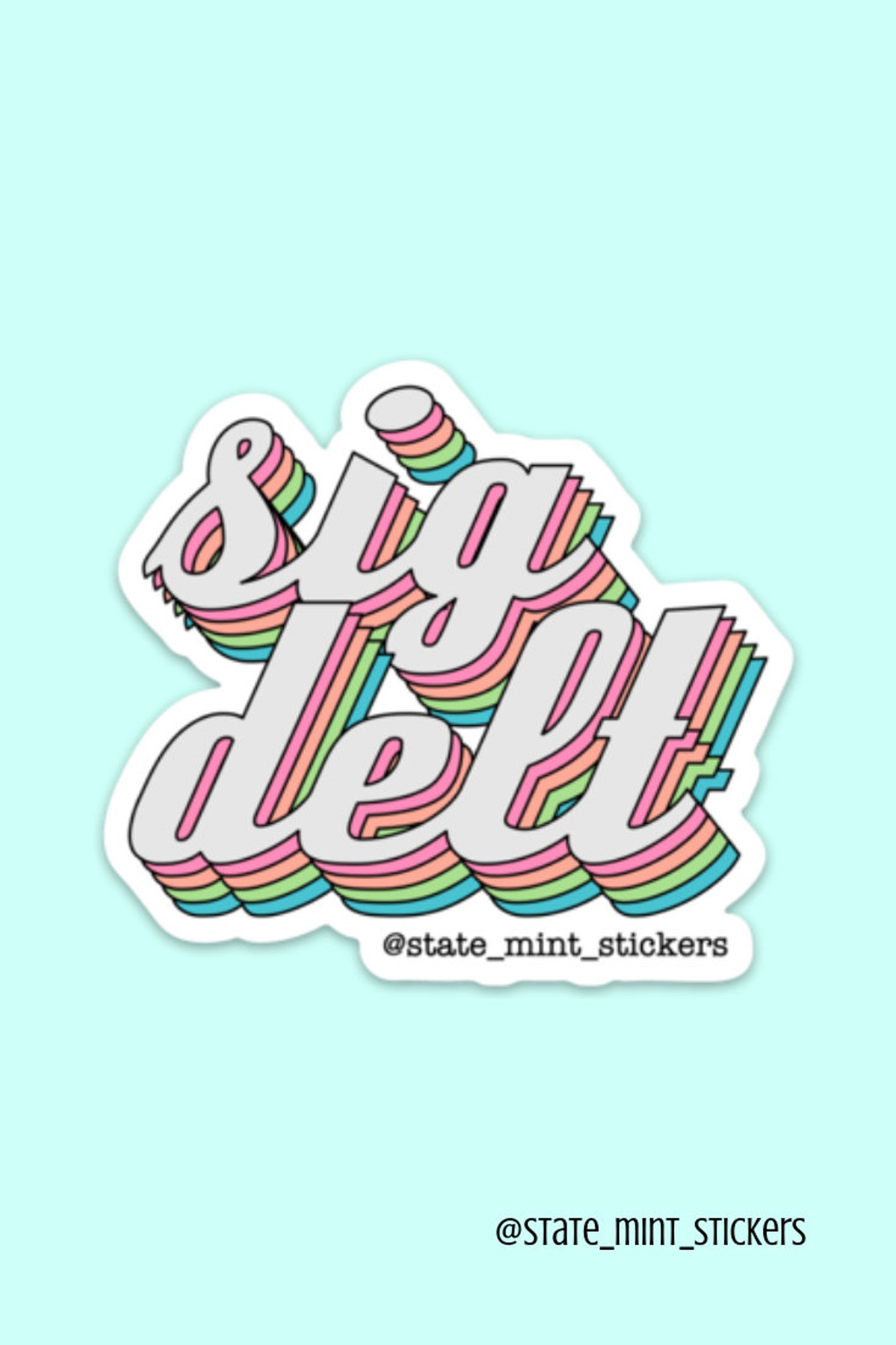Sigma Delta Tau Sorority Stickers Bulk Order PERFECT for BID - Etsy