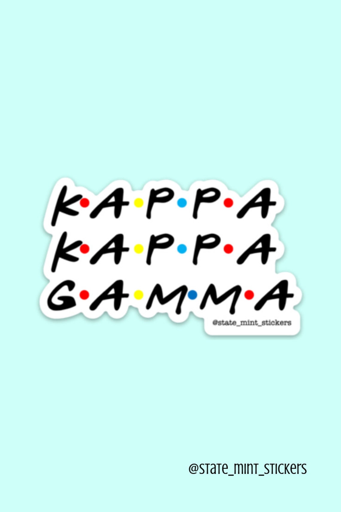 Kappa Kappa Gamma Sorority Friends Decal / Sticker 3.5 | Etsy