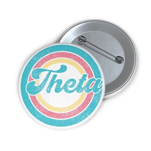 Kappa Alpha Theta Sorority Pin Buttons - Etsy