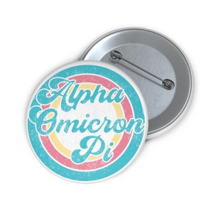 Alpha Omicron Pi | AOII | Alpha O | Sorority Pin Buttons - Etsy