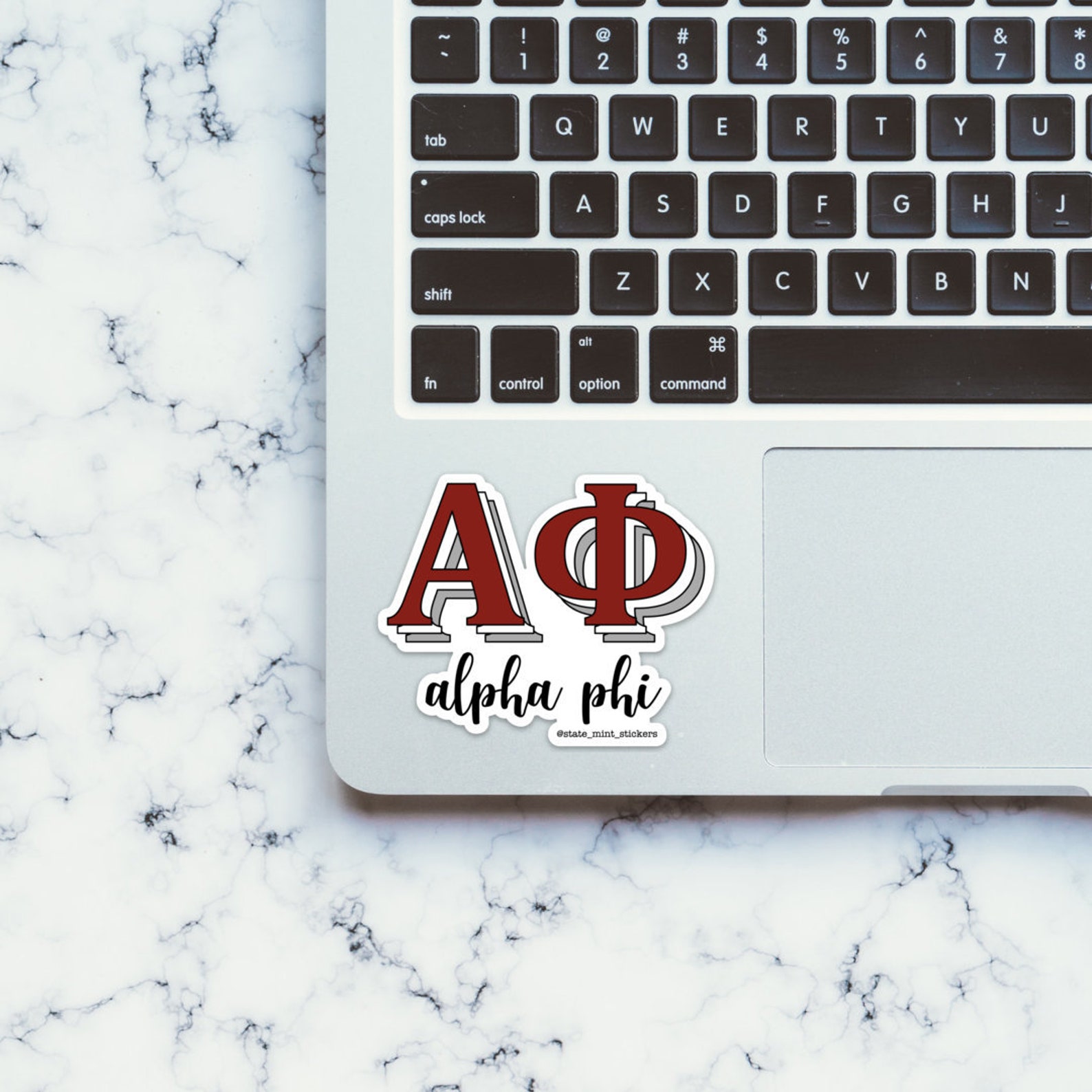 Alpha Phi Sorority Layered Greek Letters Sticker 3.5 - Etsy