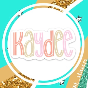 Kappa Delta Sorority ΚΔ Kaydee Sticker / Decal for Car, Laptop, Water ...