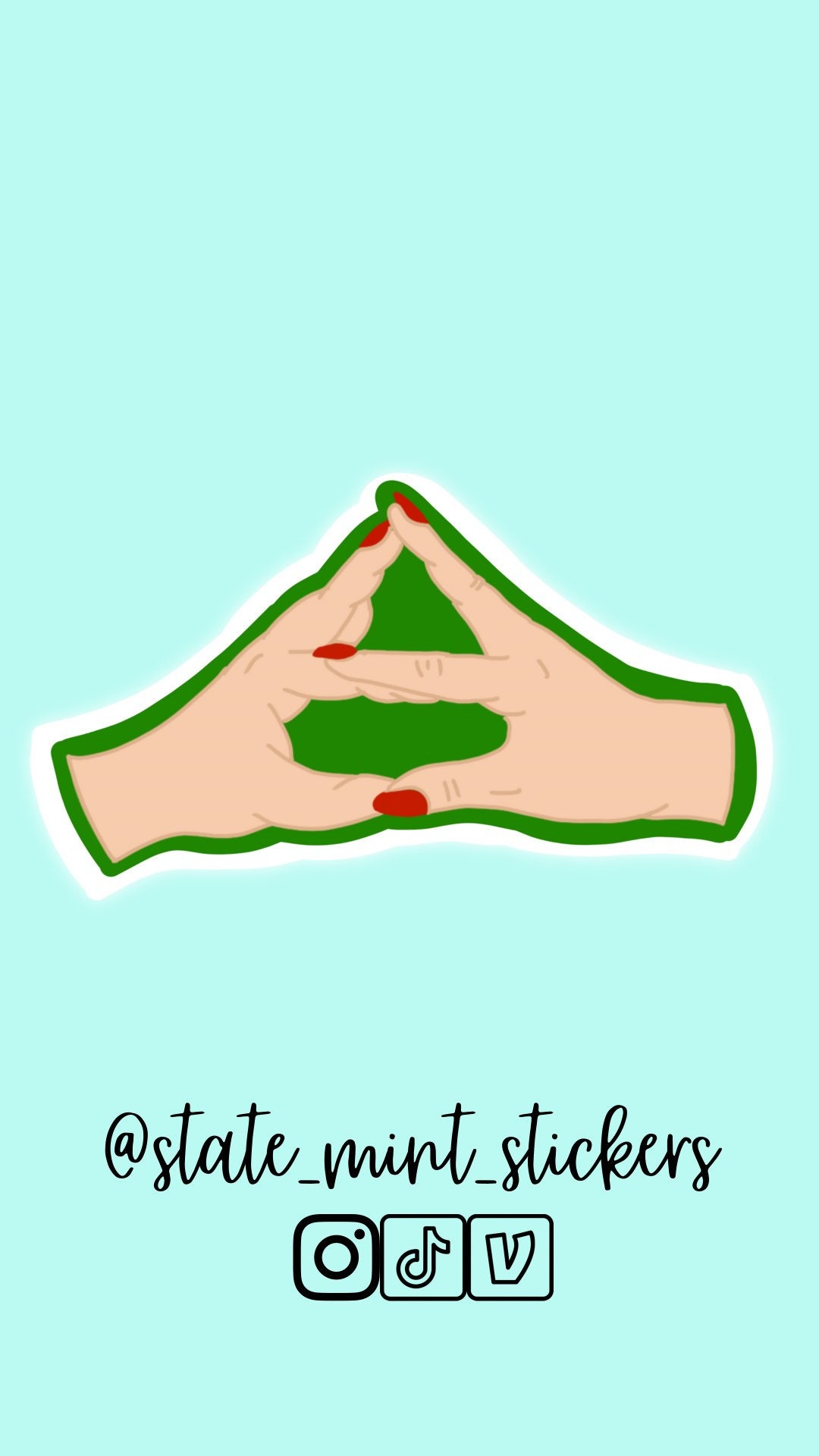 Alpha Gamma Delta Sorority Hand Sign Sticker 3.5 - Etsy